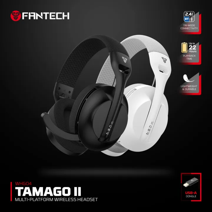 Fantech Tamago II WHG04 Multi-Platform Wireless Headset Tri mode ...