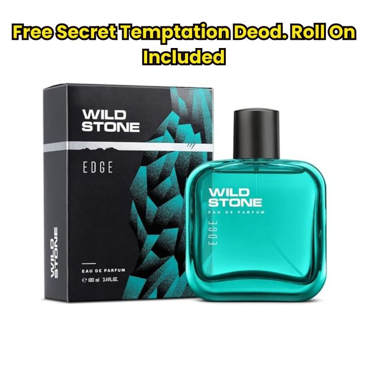 Wild Stone Edge Eau De Parfum For Men 100ml ( With Free Secret ...