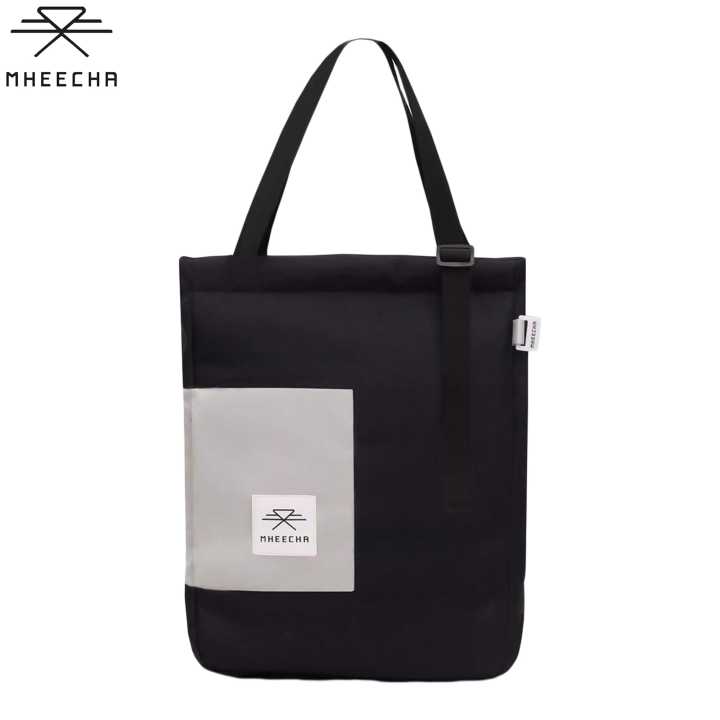 Mheecha Nifty Tote Bag in Black/Ice Grey for Women - Fits 13-Inch ...