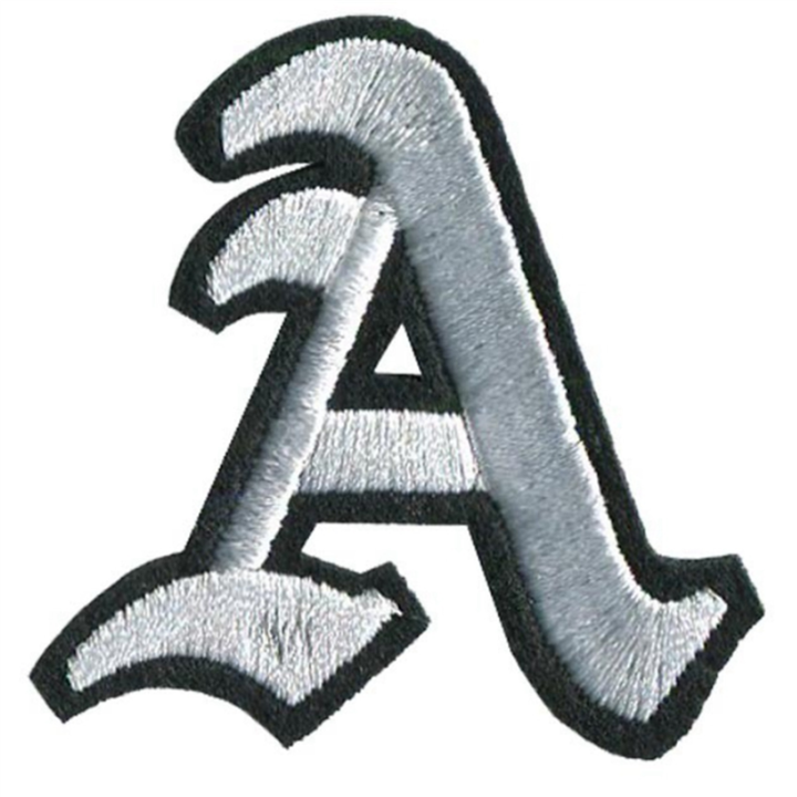 Pullhee-78X English Alphabet Letters Mixed Embroidered Sew on Badge ...