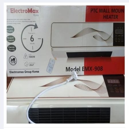 Electromax 908 Wall Heater/Air Cooler With Remote Control Wall Mounted ...