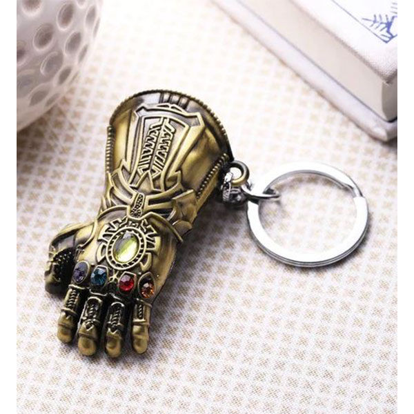 Thanos Gauntlet Golden Keychain - Avengers Keyring | Daraz.com.np