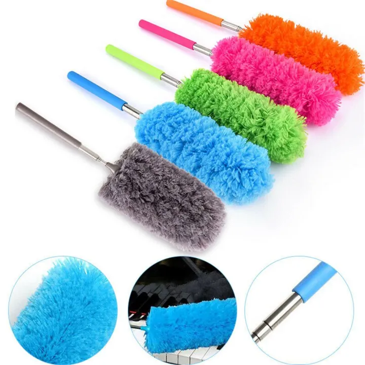 Home Travel Washable Extendable Duster Long Feather Duster Telescopic ...