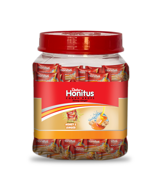 Dabur Honitus Cough Drops, Ginger (100 Tablets) | Provides Effective ...