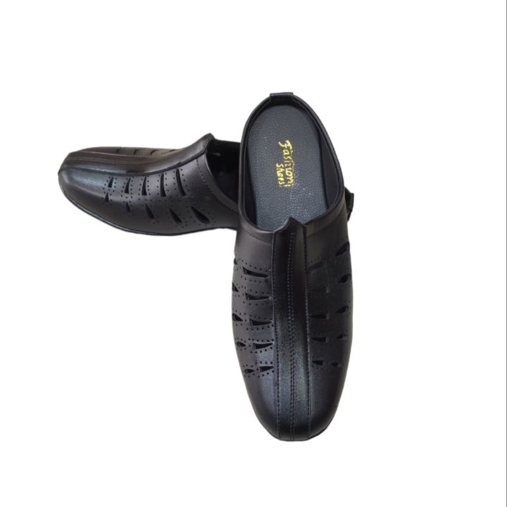 Black Back Open Shoes for Men (DD1) | Daraz.com.np