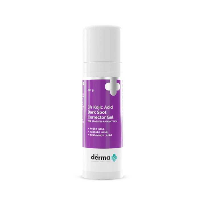 The Derma Co 3% Kojic Acid Dark Spot Corrector Gel with Azelaic Acid ...