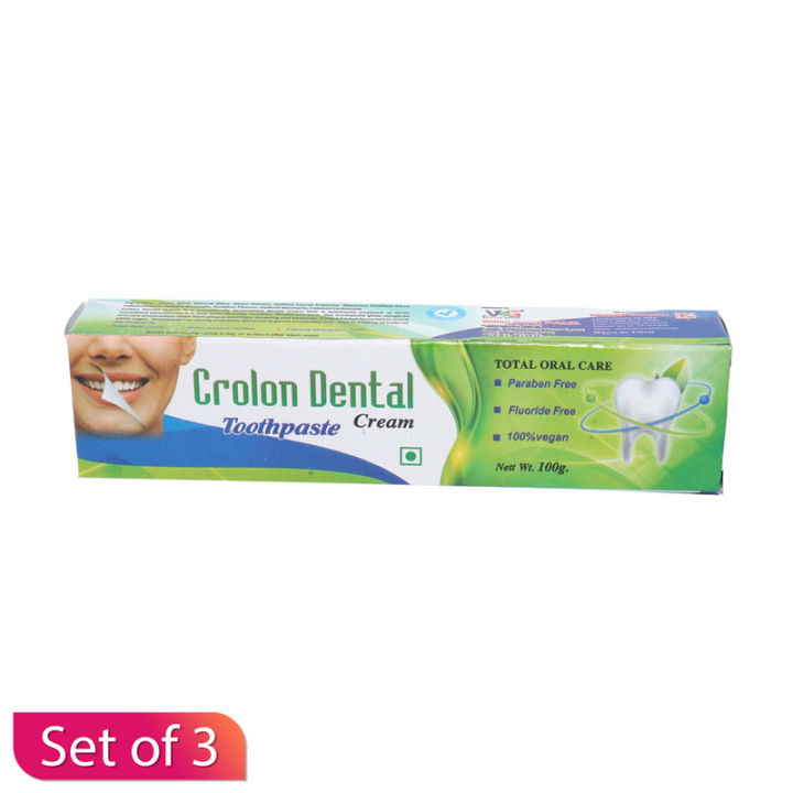 WG Cronol Dental Toothpaste Cream 100gm (Set of 3) | Daraz.com.np