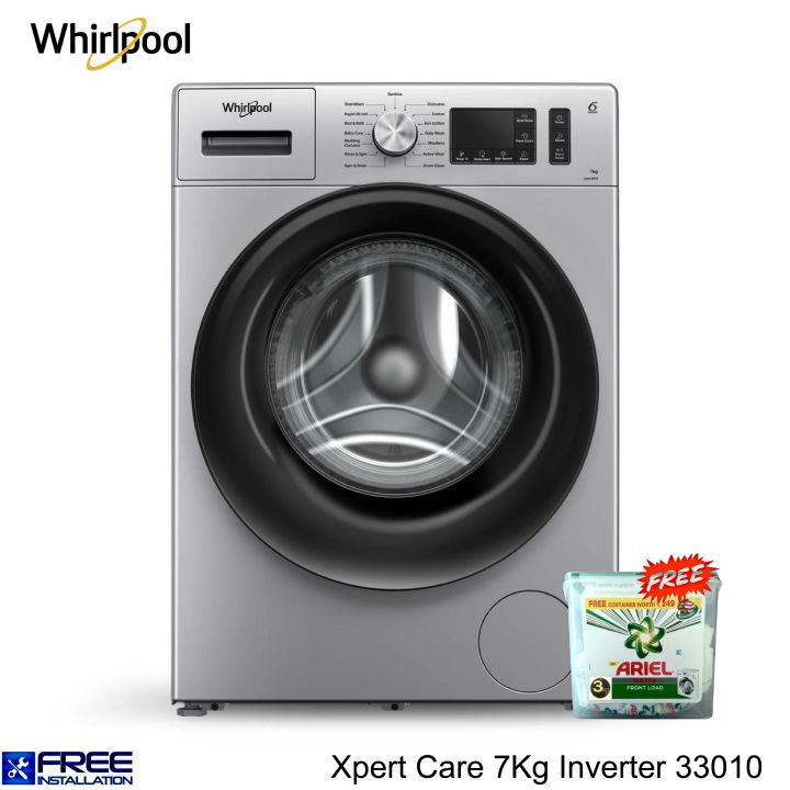 Whirlpool Xpert Care 7Kg Inverter Washing Machine LED+Touch Majestic ...