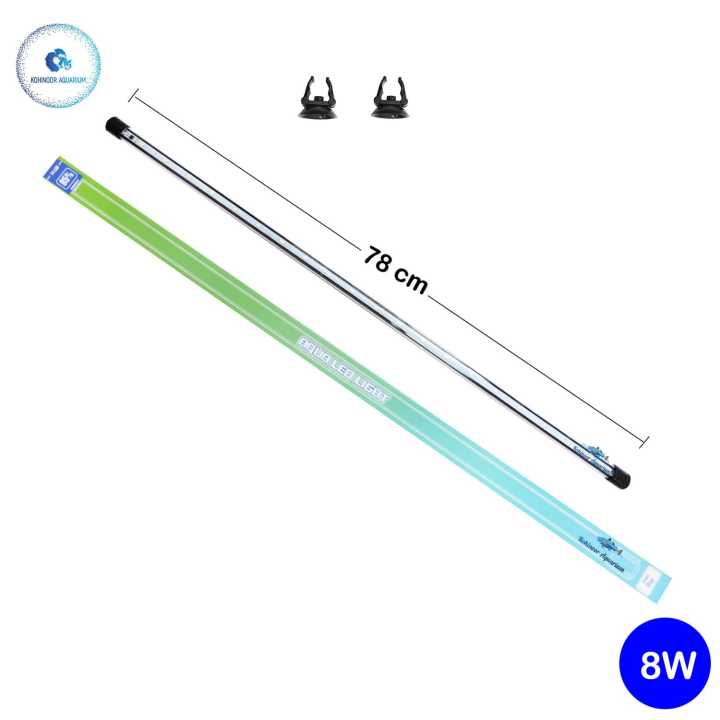 Neo Helios T4-L80 Aquarium Fish Tank LED Light Blue White Lamp 8 Watt ...