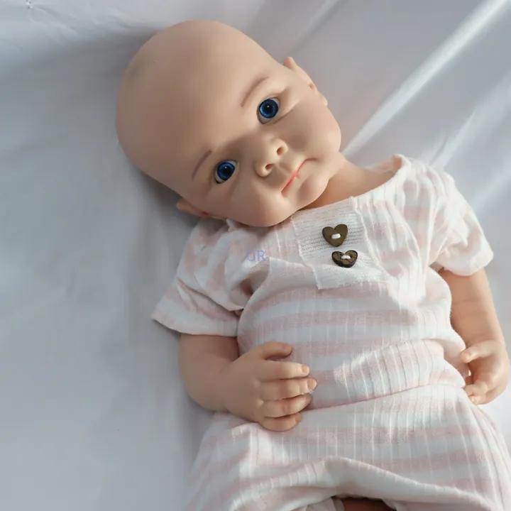 19| Platinum Silicone Reborn Doll Whole Body Soft Lifelike Chubby 3D ...