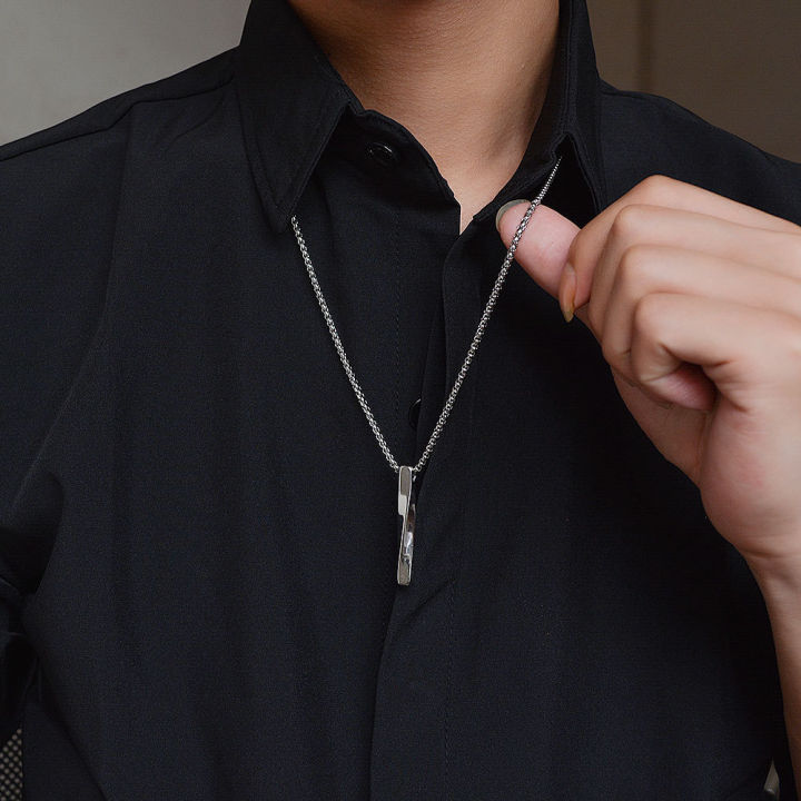 ANX Spiral Silver Stainless Pendant For Men - Silver | Fashion Designs ...