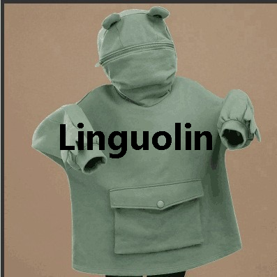 Linguolin 【2025 Version】 Autumn and winter new chic velvet sweatshirt ...