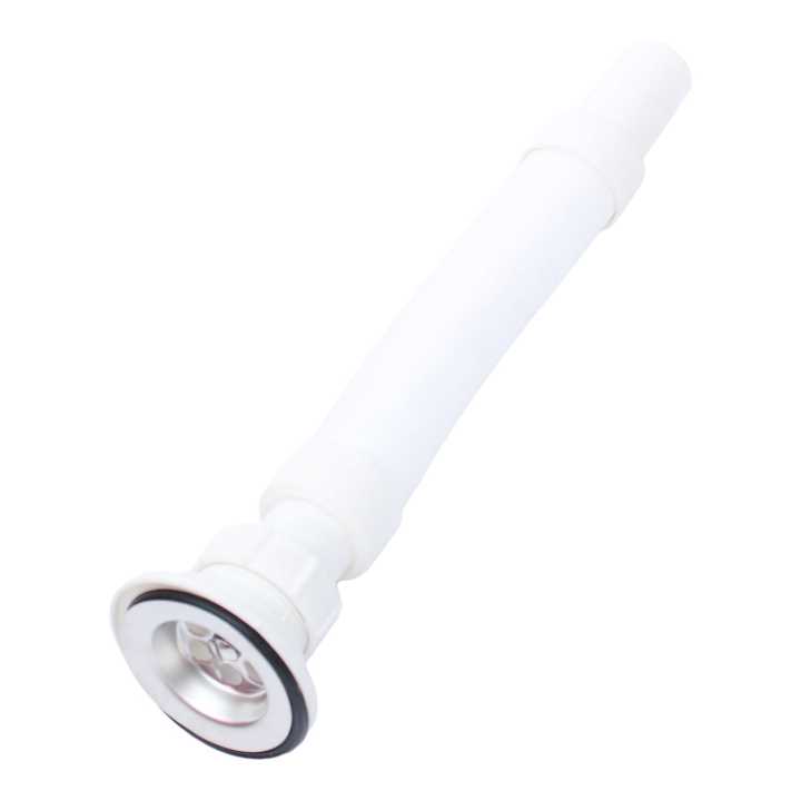 White Waste Pipe / Drain Pipe With Coupler For Wash Basin Kitchen Sink ...