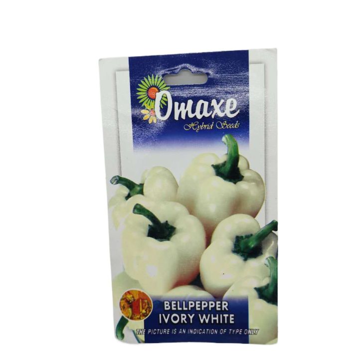 1 Packet 30 Seeds Of Bellpepper Ivory White Seeds Common Vegetable Seed Of Bellpepper | Daraz.com.np
