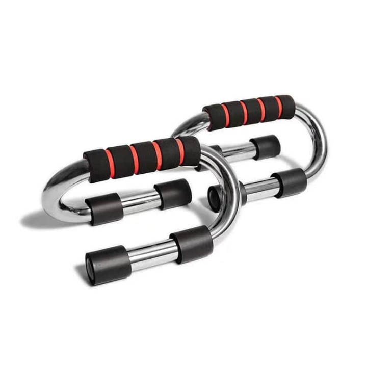 Push Up Bars Strong Chrome Steel | Daraz.com.np