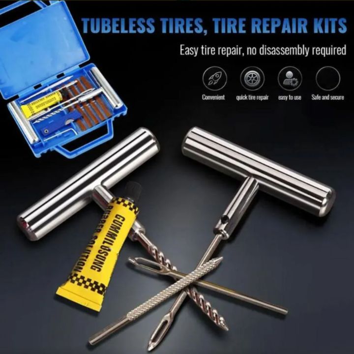 12pcs Heavy Duty Tire Repair Tool Kit Repair Tools Mini Tool Kit ...