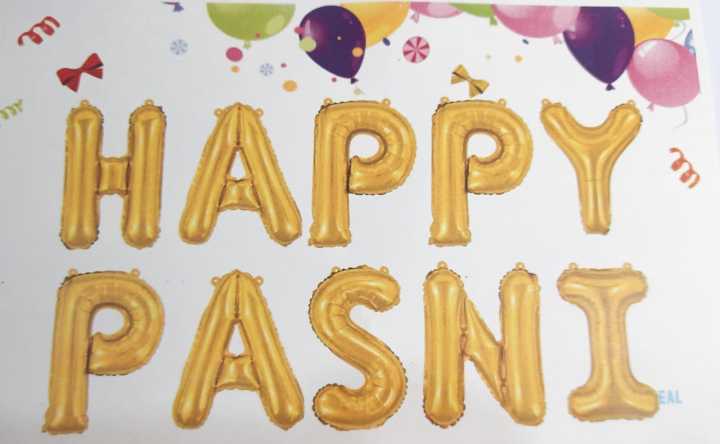 Foil Happy Pasni Banner Balloon | Daraz.com.np