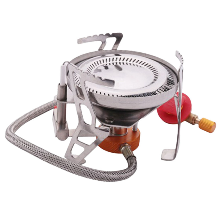 1 Pieces Outdoor Double-Ring Gas Stove Folding Electric Stove Suitable ...