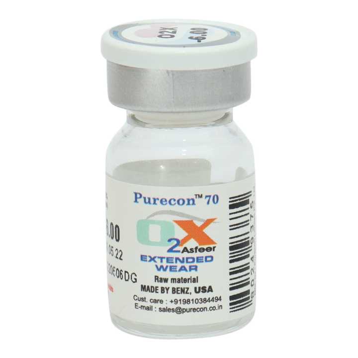 Purecon O2X Natural Eyes Transparent Contact Lenses -10.00 | Daraz.com.np
