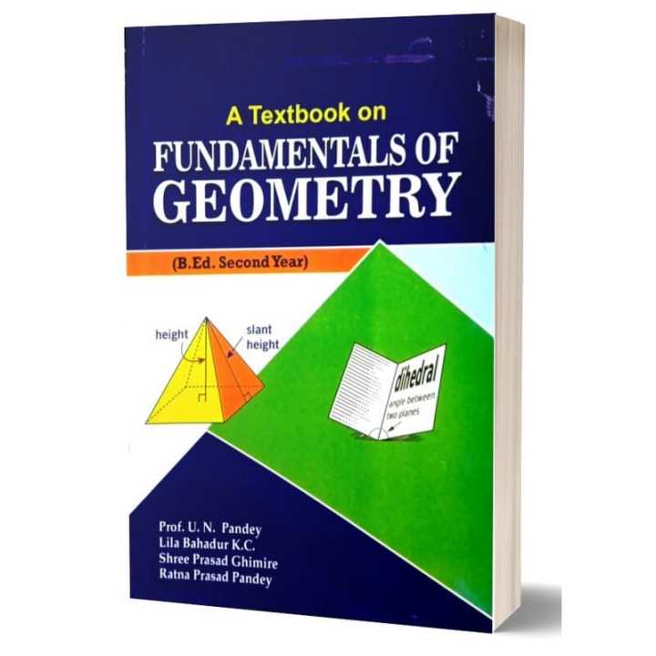 A Textbook On Fundamental Of Geometry Bed Second Year Hpdc-9807 | Daraz ...