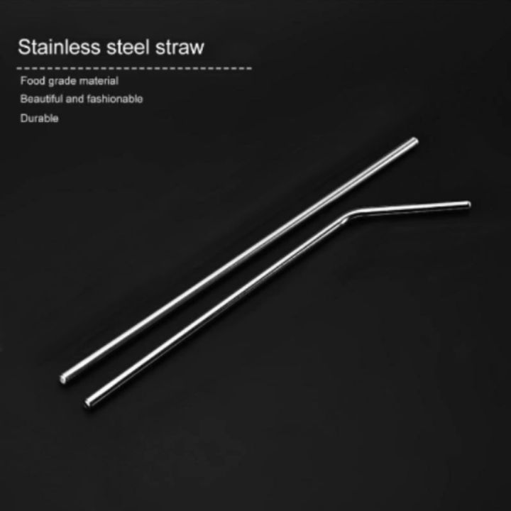 Smooth Bends Stainless Steel Straws Straight Tubes Diameter 6mm Cold ...