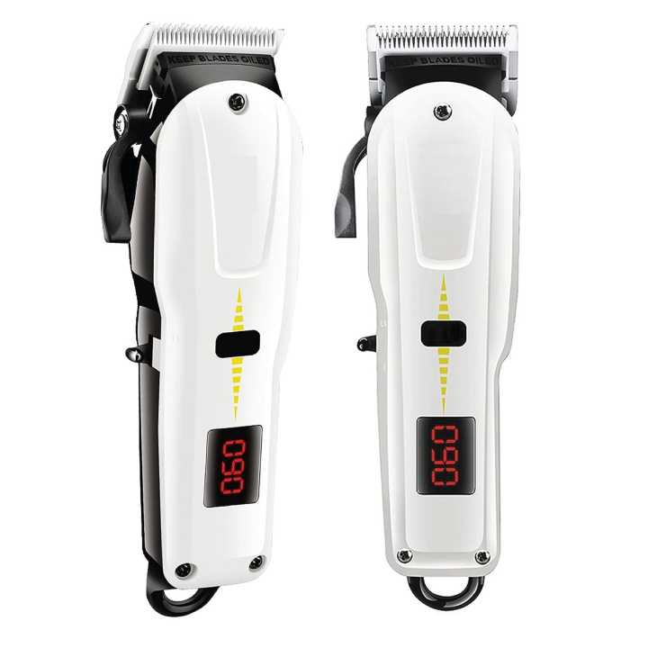 Professional Cordless Rechargeable LED Display Hair Clipper - Heavy ...
