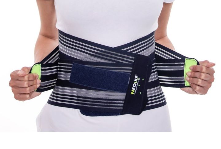 NEOLIFE Lumbar Sacral Support Contoured Belt 12 Inch Aluminium Splint ...