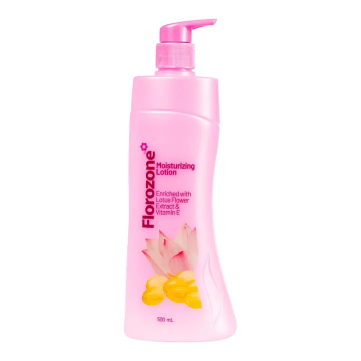 Florozone 500ml Moisturizing Lotion – Lotus Extract & Vitamin E | Daraz ...