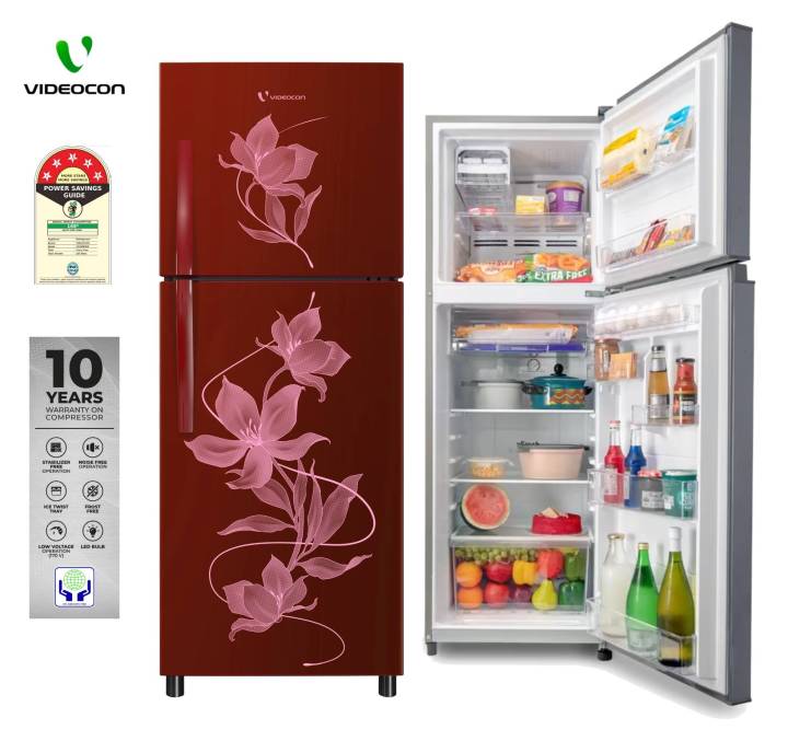 Videocon Double Door 245 Liter Refrigerator Metal Door Jumbo Freezer ...