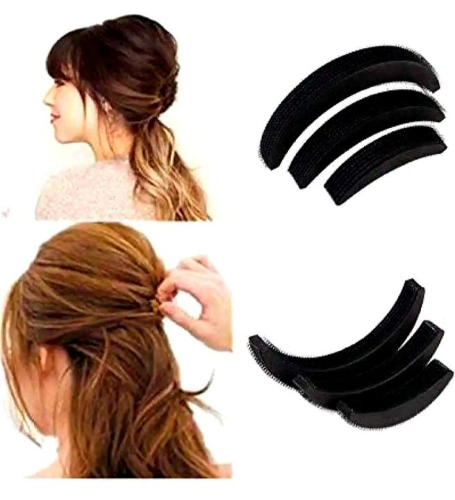 Set Of 3 PcsHigh Hair Volumizer Banana Bumpit Puff For Women | Daraz.com.np