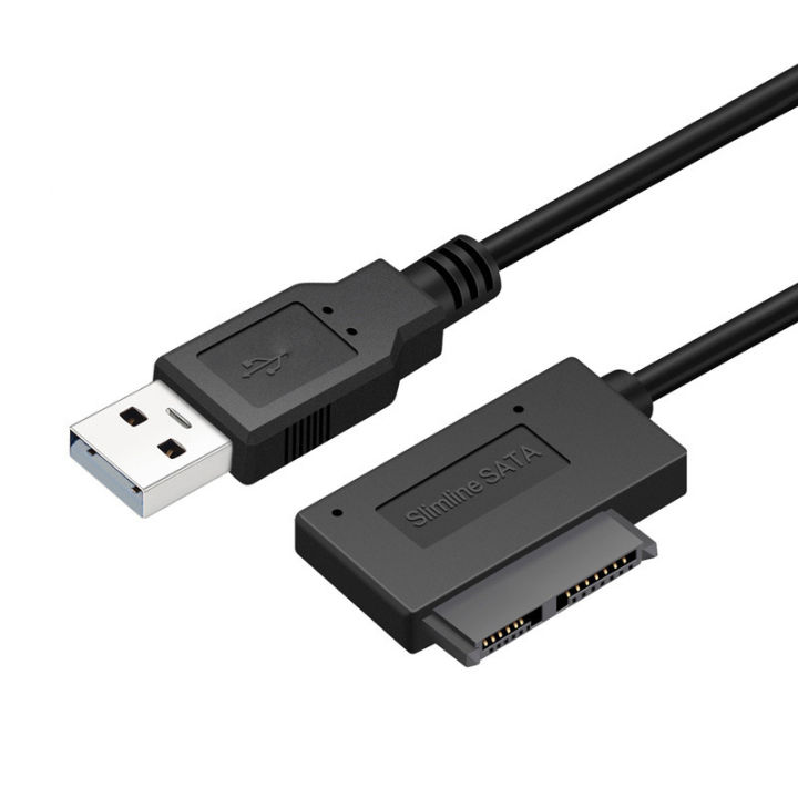 Notebook USB 2.0 naar Mini Sata II 7 + 6 13Pin Adapter Converter Kabel ...