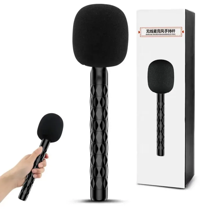 H1 Wireless Microphone Holder Stand Interview Hand Stick | Daraz.com.np