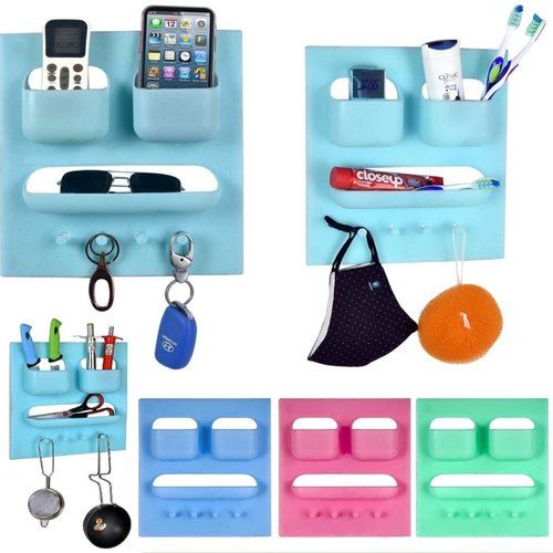 4 In 1 Multi Purpose Wall Mount Storage Rack, | Daraz.com.np