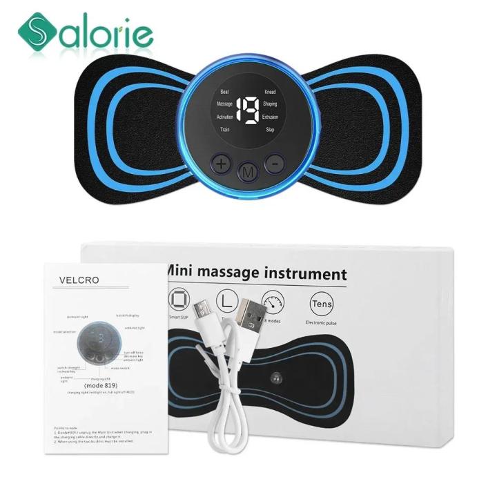 EMS TENS Neck Massager Rechargeable Electric Neck Massage Cervical ...