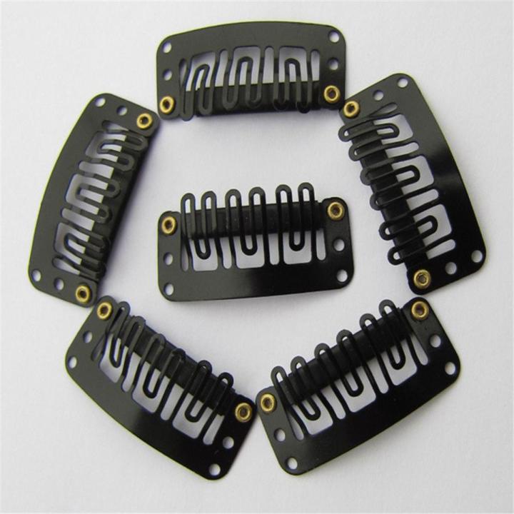 【VisioN Super Shop】20pcs 32mm U Shape Snap Clip For Hair Extension Wig ...