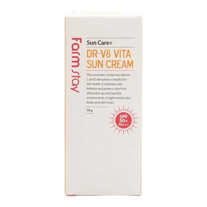 Farm stay DR-V8 Vita Sun Cream 70g / 64oz (SPF 50+, PA++) | Daraz.com.np