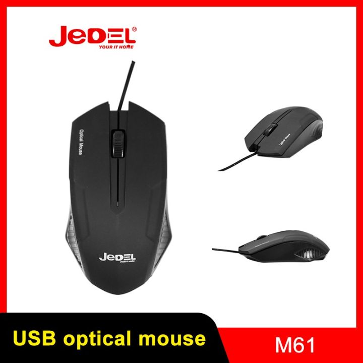 Jedel Optical Wired Mouse – M61 Black | Daraz.com.np
