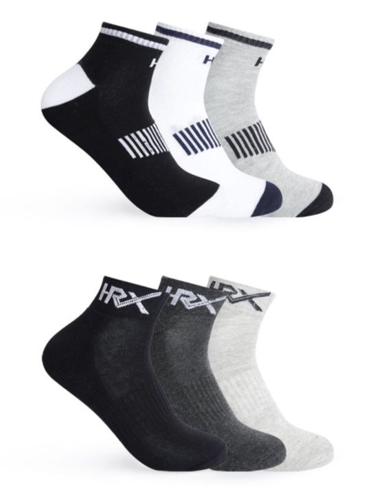 HRX by Hrithik Roshan Pack Of 6 Ankle-Length Socks For Men | Daraz.com.np