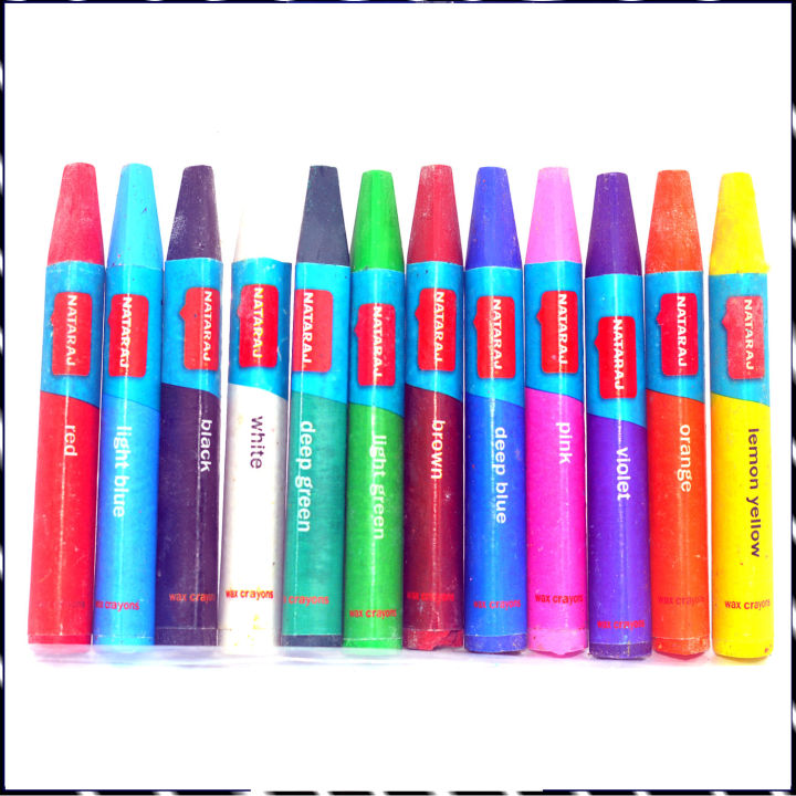 Nataraj 12 Jumbo Triangle Wax Crayons Set | Daraz.com.np