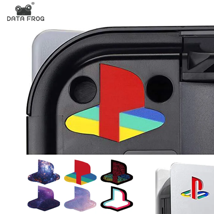 DATA FROG 6pcs Custom Vinyl Decal Skins for PS5 Console Logo Underlay ...