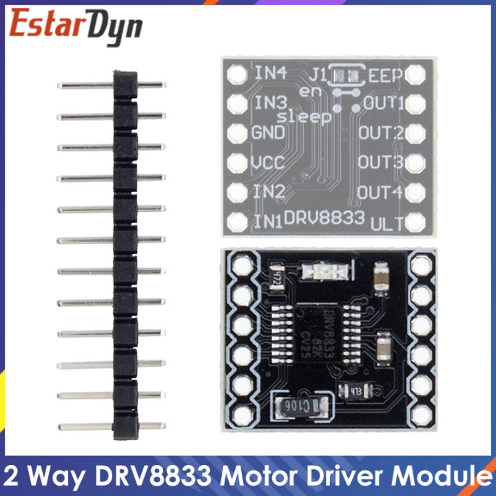 DRV8833 2 Channel DC Motor Driver Module Board 1.5A 3V-10V H-Bridge ...