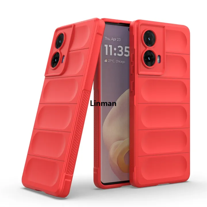 Linman Leweisi Liquid Silicone Soft Liner Case for Motorola MoHigh ...