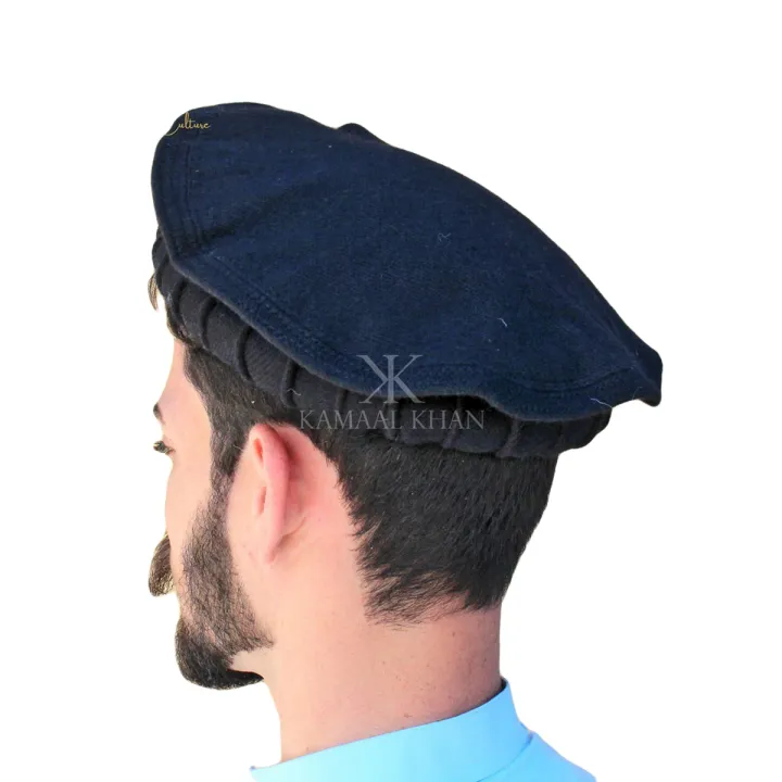 Premium Quality Mix Woolen Chitrali Pakol Peshawar Topi Pathani Cap For ...