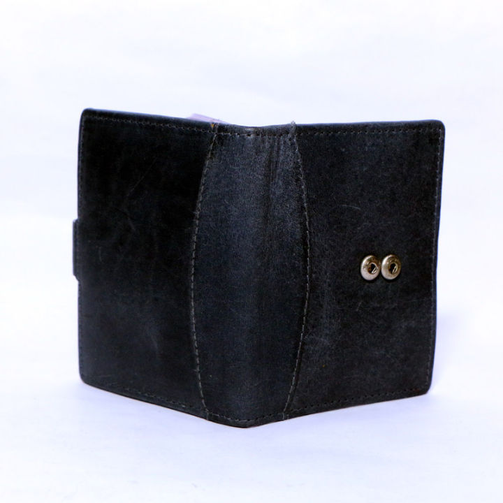 Black Pure Leather Visiting Card Wallet | Daraz.com.np