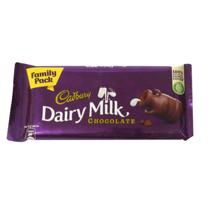 Cadbury Dairy Milk Chocolate Family Pack 130 gm | Daraz.com.np