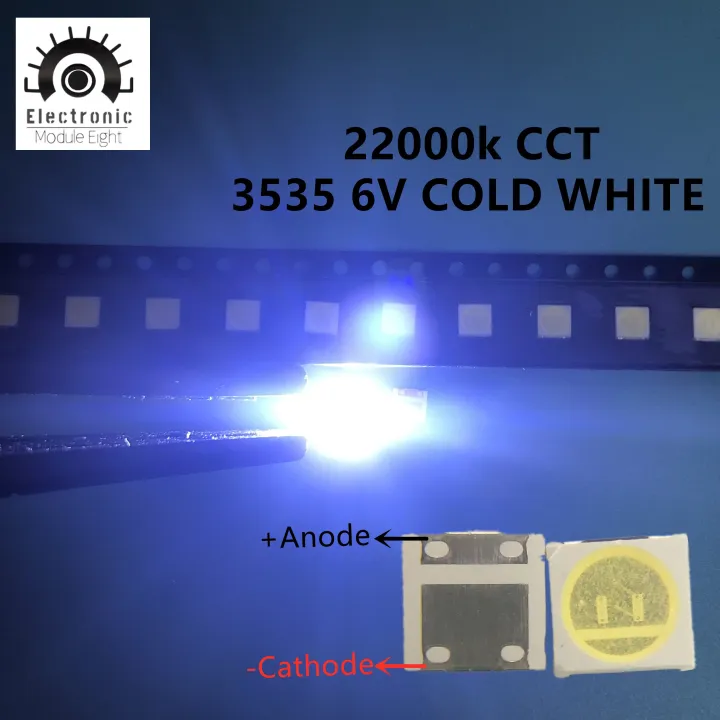 50-100PCS 2W 6V 3V 1W 3535 SMD LED Replace LG Innotek LCD TV Back Light ...