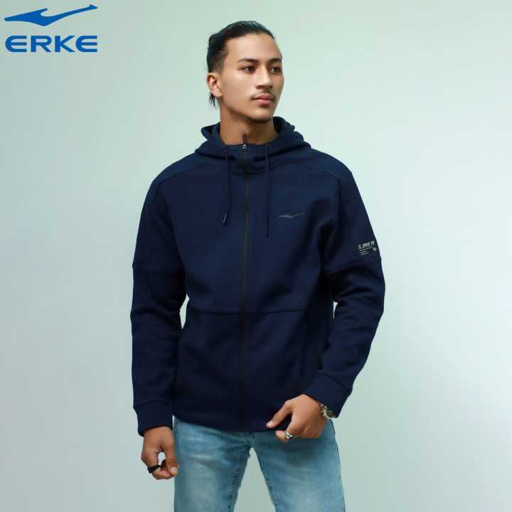 ERKE Full Zip Hoodie Blue For Men 11220486469-605 | Daraz.com.np