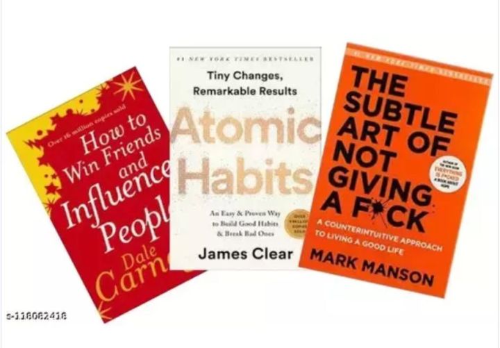 How To Win Friends and Influence People + Atomic Habit + The Subtle Art ...