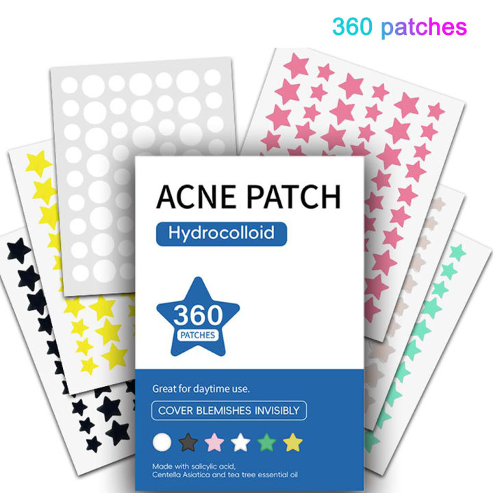 New 360 Counts Hydrocolloid Pimple Patches Invisible Acne Spot ...