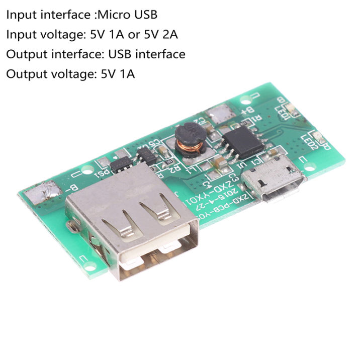 3.7V 18650 USB Boost Battery Charger Board 5V 1A Module Power Bank Main ...